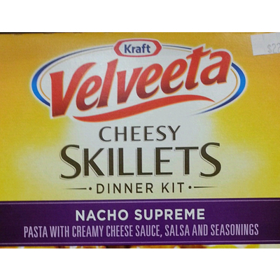 Carbs in Velveeta Cheesy Skillets Dinner Kit, Nacho Supreme | Carb Manager
