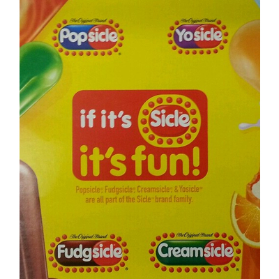 Top 50 most popular: popsicle