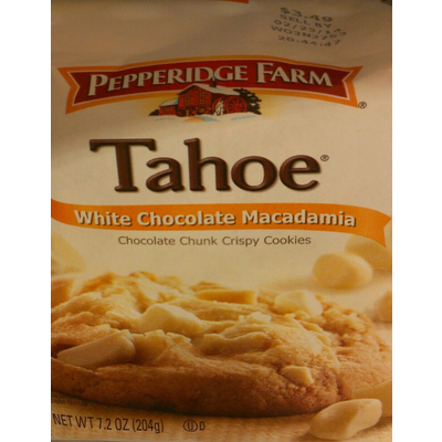 Carbs in Pepperidge Farm Tahoe White Chocolate Macadamia Cookies | Carb ...