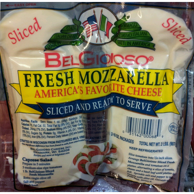 Top 50 most popular: mozzarella