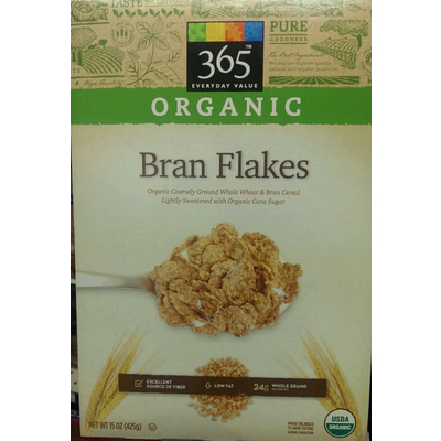 Calories in Organic Bran Flakes from 365 Everyday Value