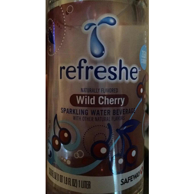 Carbs in Safeway Refreshe, Wild Cherry, Sparkling Water Beverage | Carb ...