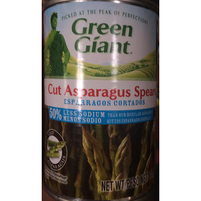 Carbs in Green Giant Asparagus, Cut Spears | Carb Manager