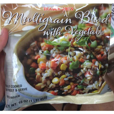 Carbs in Trader Joe's Multigrain Blend with Vegetables | Carb Manager