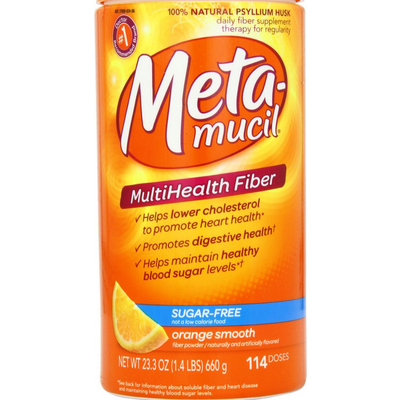 Carbs in Metamucil MultiHealth Fiber Daily Fiber Supplement, Orange ...