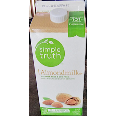 Calories in Unsweetened Vanilla Almond Milk from Trader Joe's