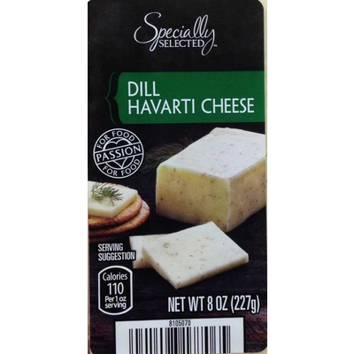 Calories in Havarti Cheese Slices from Arla