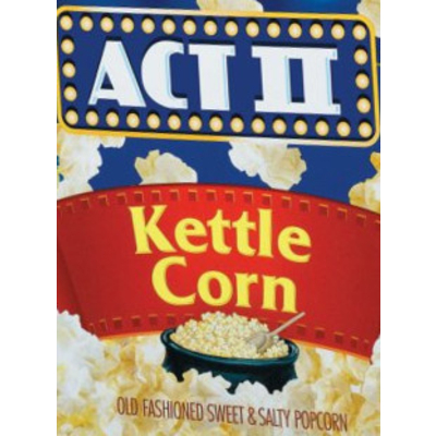 Top 50 most popular: kettle corn