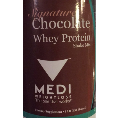 Carbs in Medi WEightloss Signature Chocolate Whey Protein Shake Mix ...