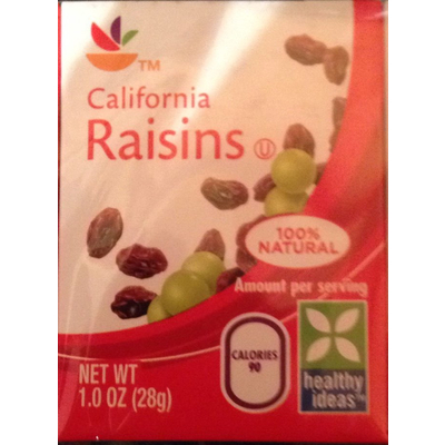 Top 50 most popular: raisin