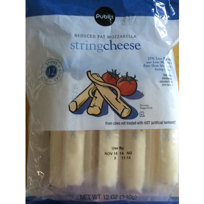 Calories in Stringles, Organic String Cheese from Organic Valley
