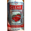 Calories in Strawberry, Sparkling Water Beverage from Clear American