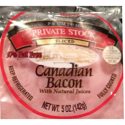 Top 50 most popular: canadian bacon