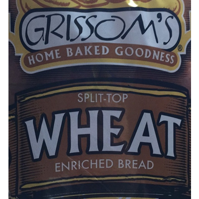 Carbs in Grissom's Split-Top Wheat Enriched Bread | Carb Manager