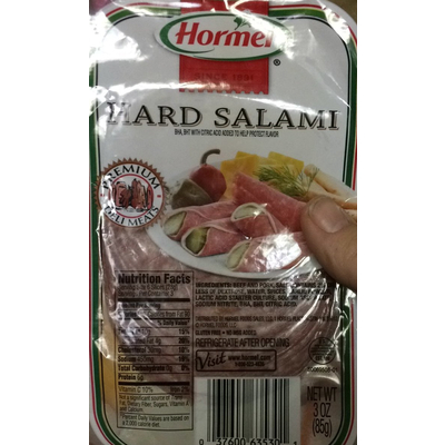 Top 50 most popular: hard salami