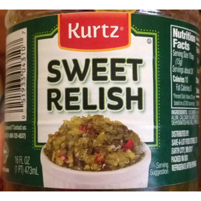 Calories in Sweet Relish from Heinz