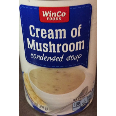 Carbs in WinCo Foods Cream of Mushroom Condensed Soup | Carb Manager