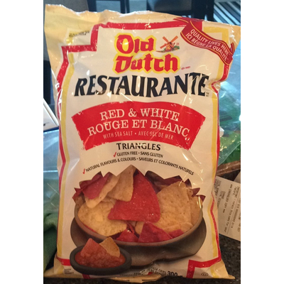 Carbs in Old Dutch Tortilla Chips, Red & White Triangles | Carb Manager