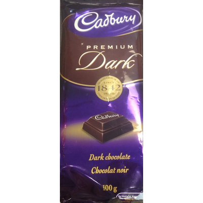 Carbs in Cadbury Premium Dark Chocolate | Carb Manager