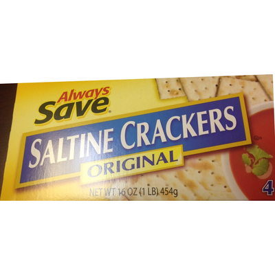Top 50 most popular: saltine