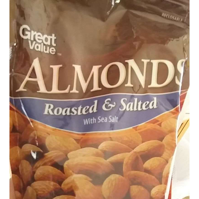 Top 50 most popular: almonds, salted