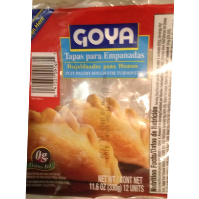 Carbs in Goya Tapas para Empanadas | Carb Manager