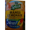 Calories in Mango Lemonade from V8 Splash