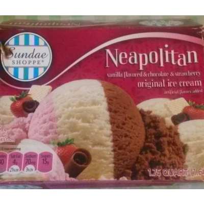 Top 50 most popular: neapolitan ice cream