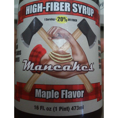 Carbs in Mancakes High-Fiber Syrup, Maple Flavor | Carb Manager