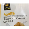 Calories in Sandwich Creme Cookies, Vanilla from Clover Valley
