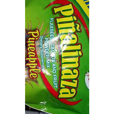 Carbs in Pinalinaza Flaxseed, Cactus and Fruit Powder Mix, Pineapple ...