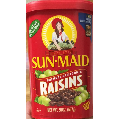 Top 50 most popular: raisin