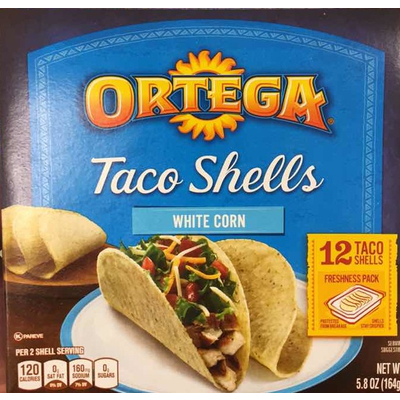 Top 50 most popular: taco shell