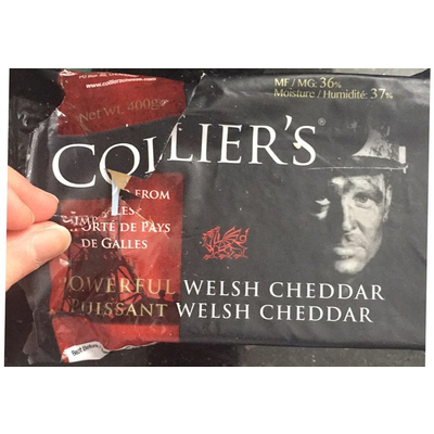 Carbs in Collier's Welsh Cheddar | Carb Manager