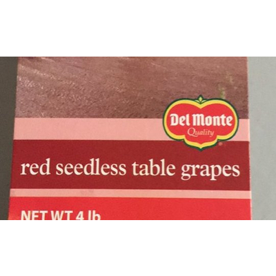 Carbs in Del Monte Quality Red Seedless Table Grapes | Carb Manager