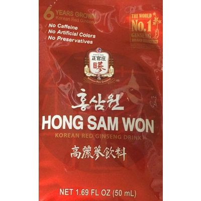Carbs in Hong Sam Won Korean Red Ginseng Drink | Carb Manager