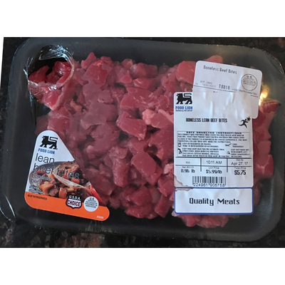 Carbs in Food Lion Boneless Lean Beef Bites | Carb Manager