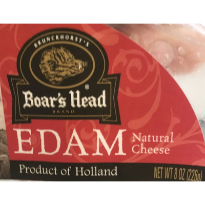 Carbs in Boar's Head Edam Natural Cheese | Carb Manager