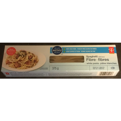 Carbs in President's Choice Blue Menu Spaghetti, White Pasta | Carb Manager