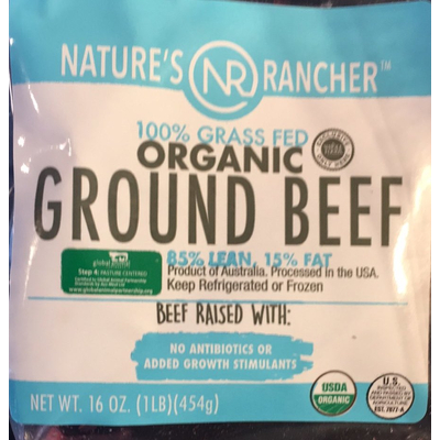 Carbs in Nature's Rancher Ground Beef, Organic | Carb Manager