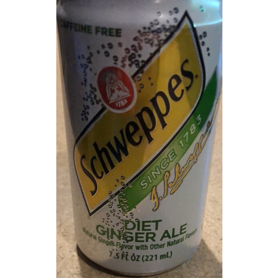 Carbs in Schweppes Diet Ginger Ale | Carb Manager