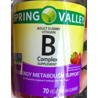 Carbs in Spring Valley Vitamin B Complex, Strawberry | Carb Manager