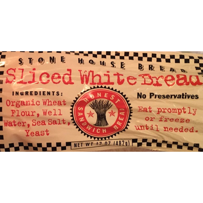Carbs in Stone House Bread Sliced White Bread | Carb Manager