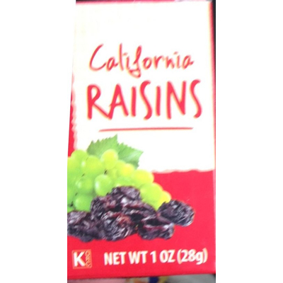 Top 50 most popular: raisin