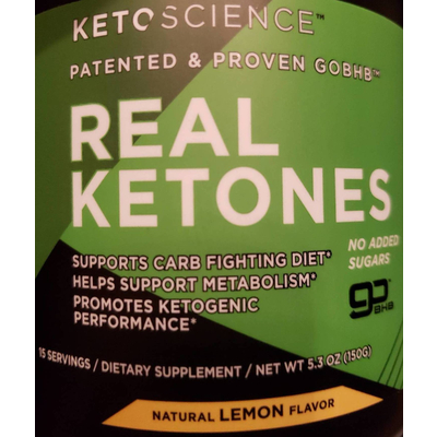 Carbs in Keto Science Real Ketones, Lemon | Carb Manager