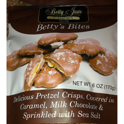 Carbs in Belly Jane Candies Betty's Bites, Delicious Pretzel Crisps ...