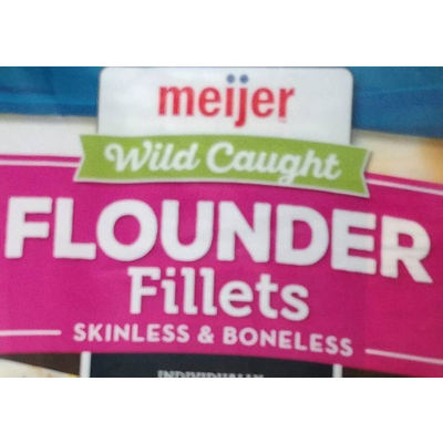 Carbs in Meijer Wild Caught Flounder Fillets, Skinless & Boneless ...