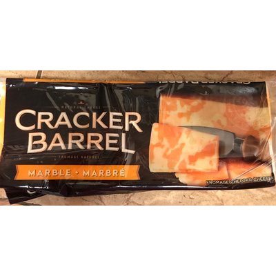 Carbs in Cracker Barrel Grocery Fromage Cheddar Cheese, Marble | Carb ...