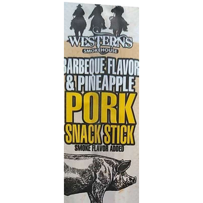 Carbs in Western's Smokehouse Barbeque Flavor & Pineapple, Pork Snack ...
