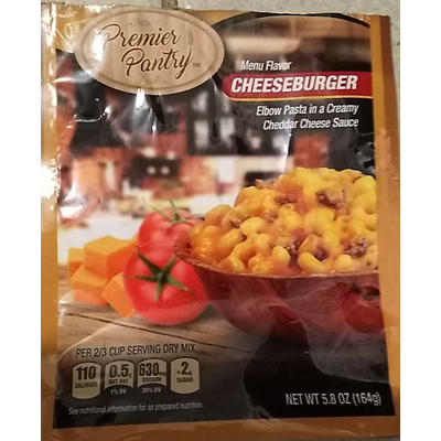 Carbs in Premier Pantry Elbow Pasta in a Creamy Cheddar Cheese Sauce ...
